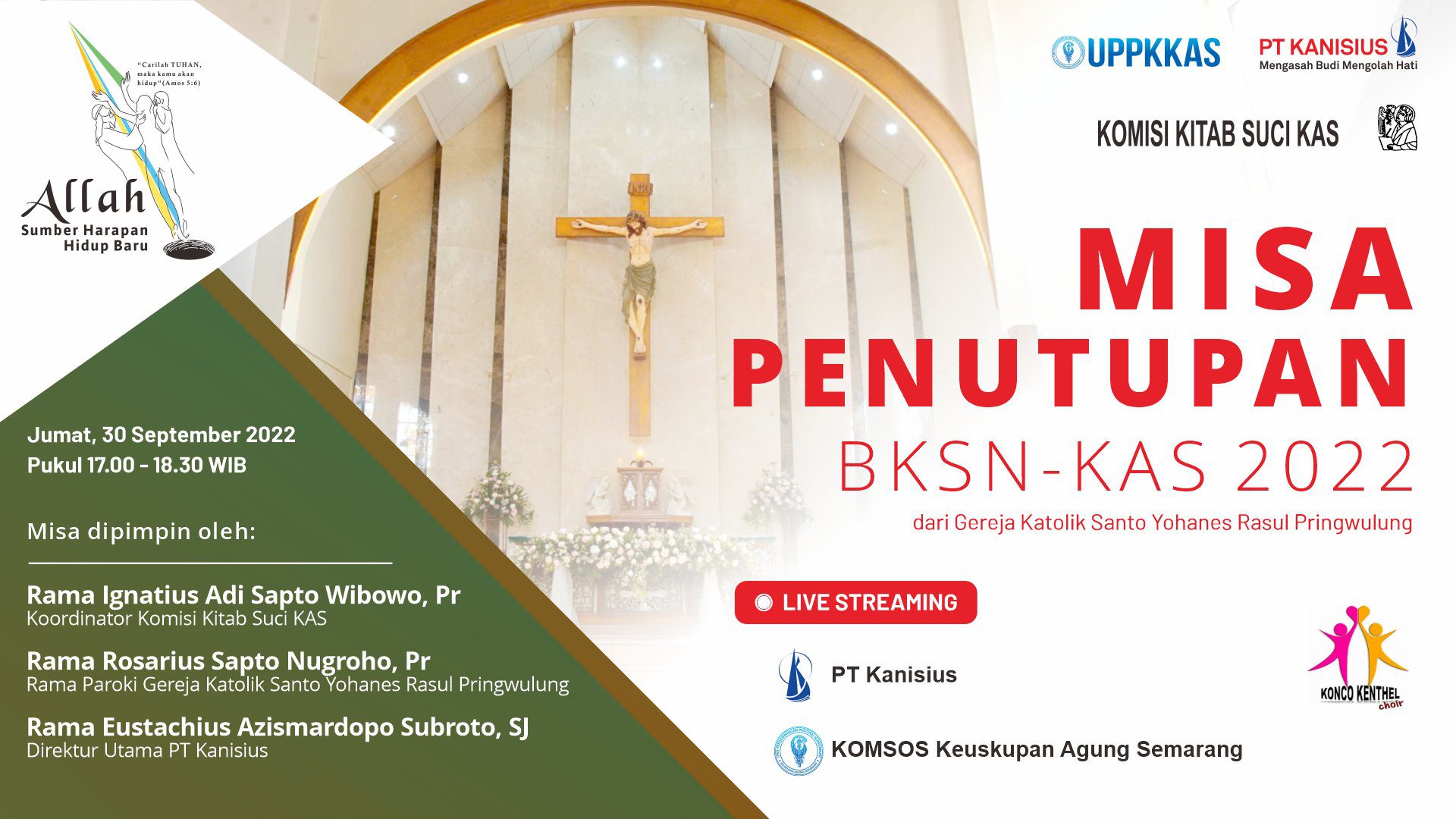 Misa Penutupan BKSN-KAS 2022 - Keuskupan Agung Semarang