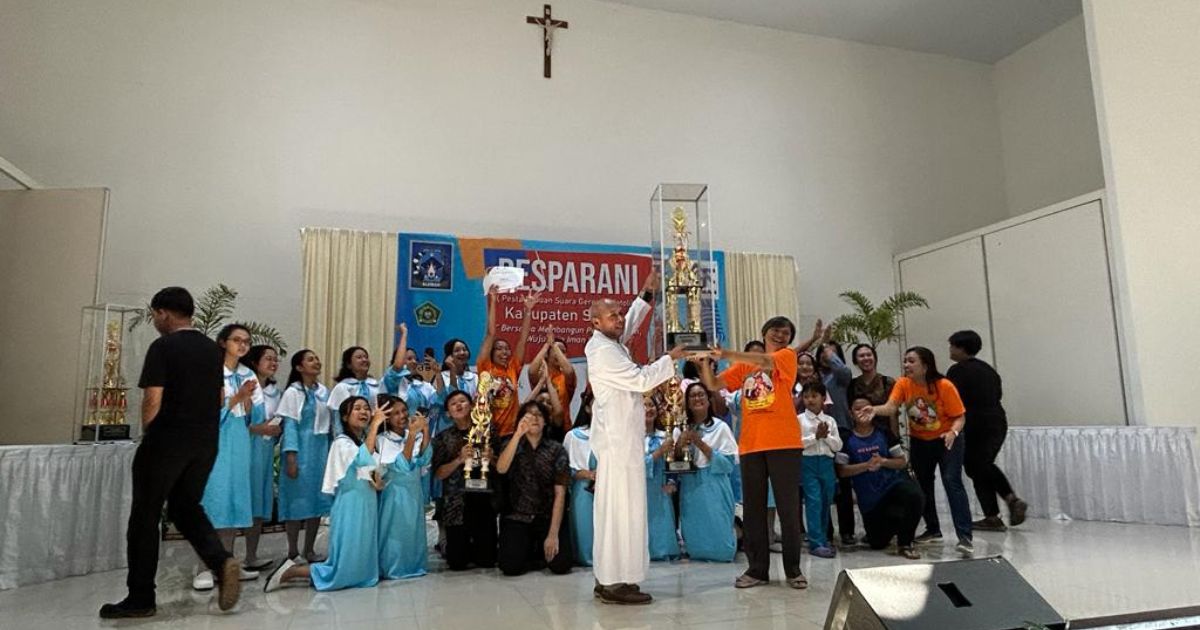 Paroki Keluarga Kudus Banteng, Menjadi Juara Umum Pesparani Katolik ...