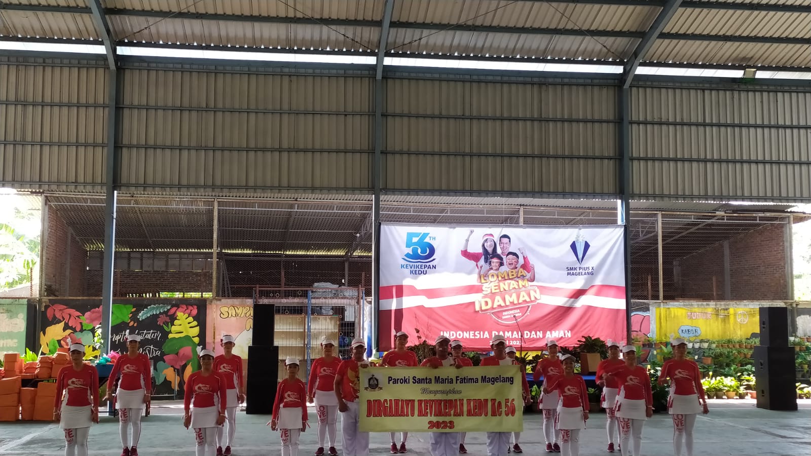 Lomba Senam Idaman: Indonesia Damai dan Aman - Keuskupan Agung Semarang