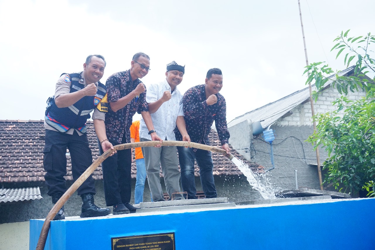 Resmikan Tandon Banyu Panguripan di Desa Tlogomojo, Upaya Panitia APP ...