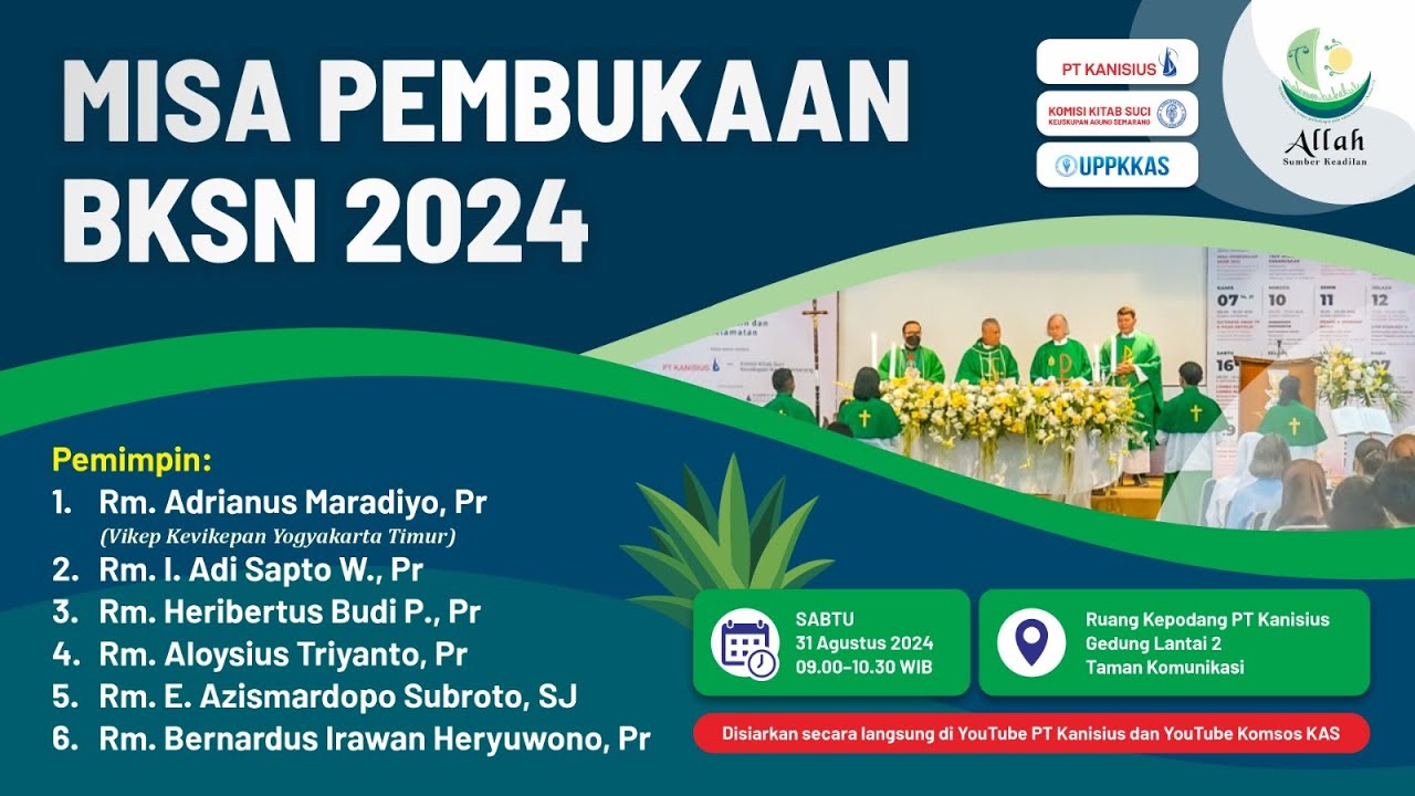 Misa Pembukaan BKSN 2024 - Keuskupan Agung Semarang
