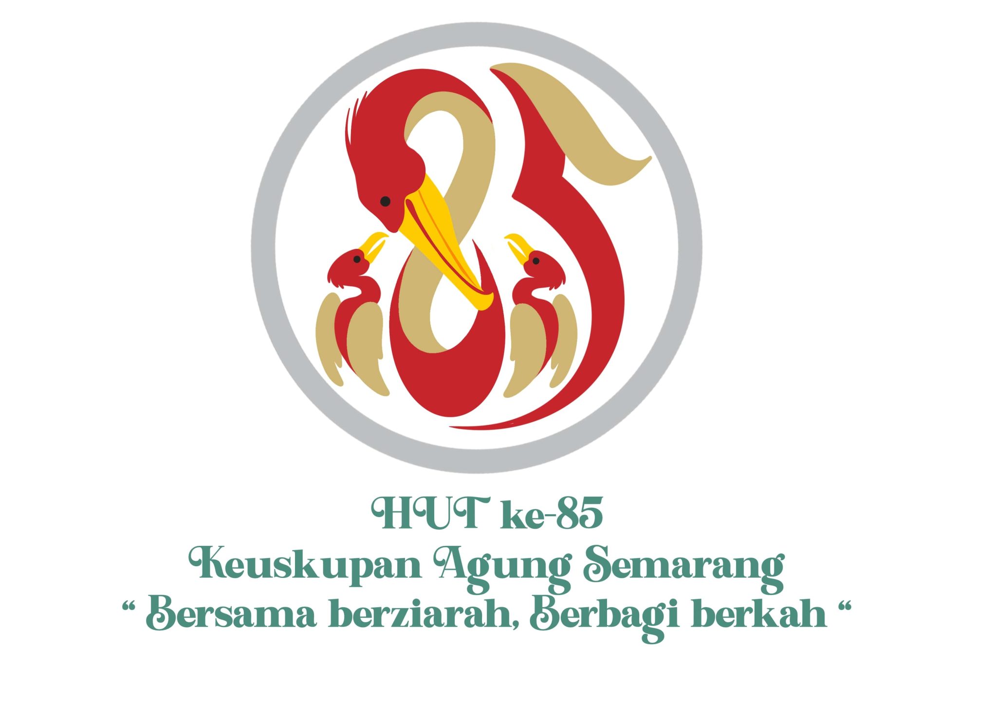 Logo dan Penjelasan Tema HUT 85 KAS - Keuskupan Agung Semarang
