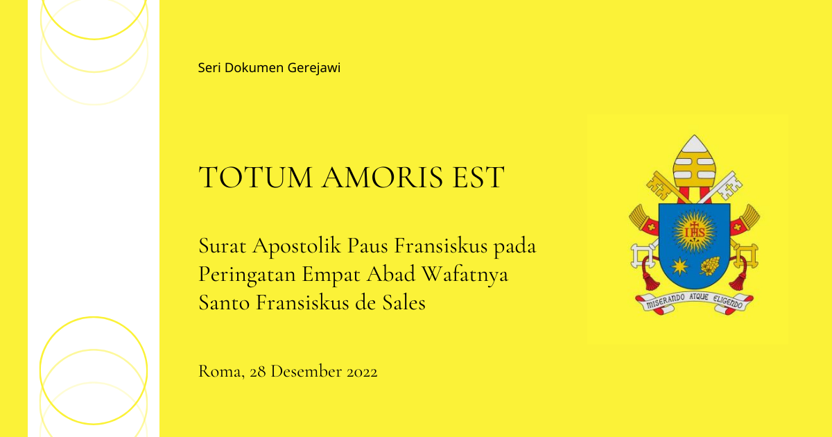 Totum Amoris Est - Keuskupan Agung Semarang